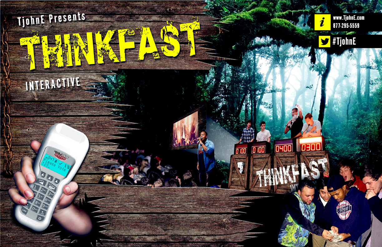 Paul Wood ThinkFast Interactive Jungle Poster - Paul Wood